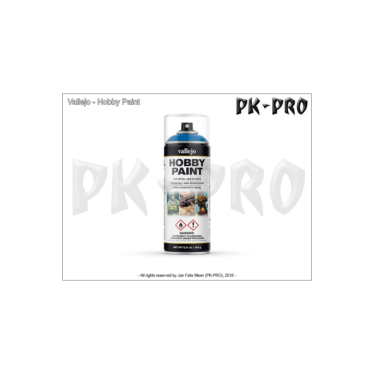 Vallejo-Hobby-Paint-Spray-Magic-Blue-(400mL)