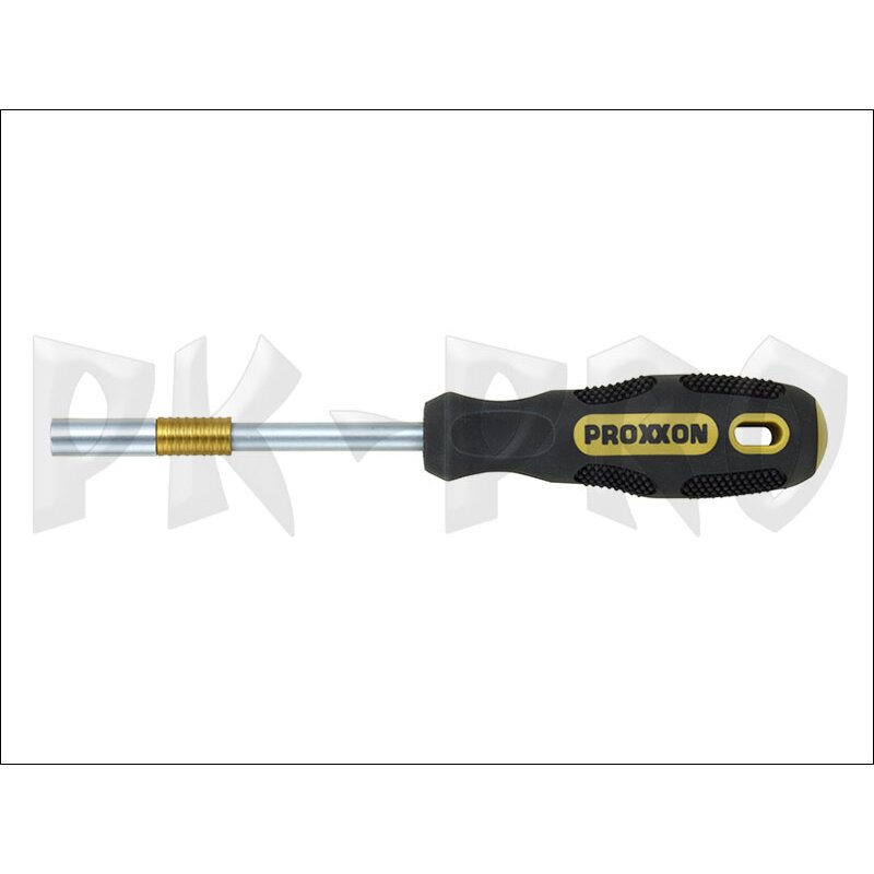 Screwdriver with 1/4" female hex spring sleeve