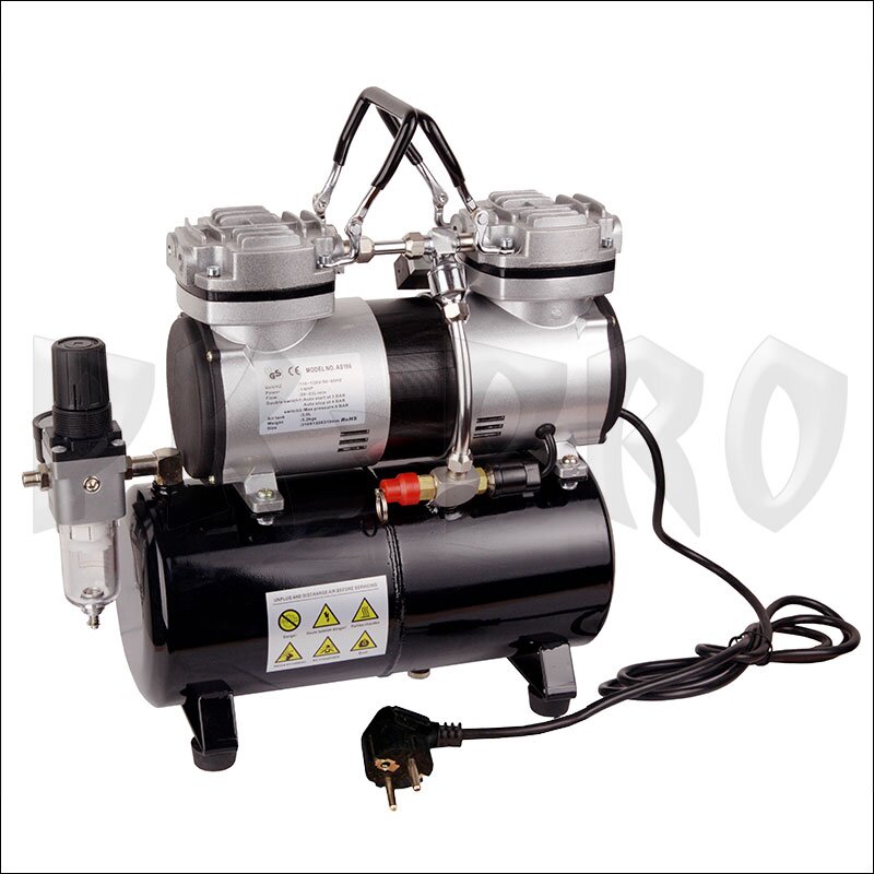 Airbrush mini compressor with air reservoir Fengda AS-196 (FD-196)
