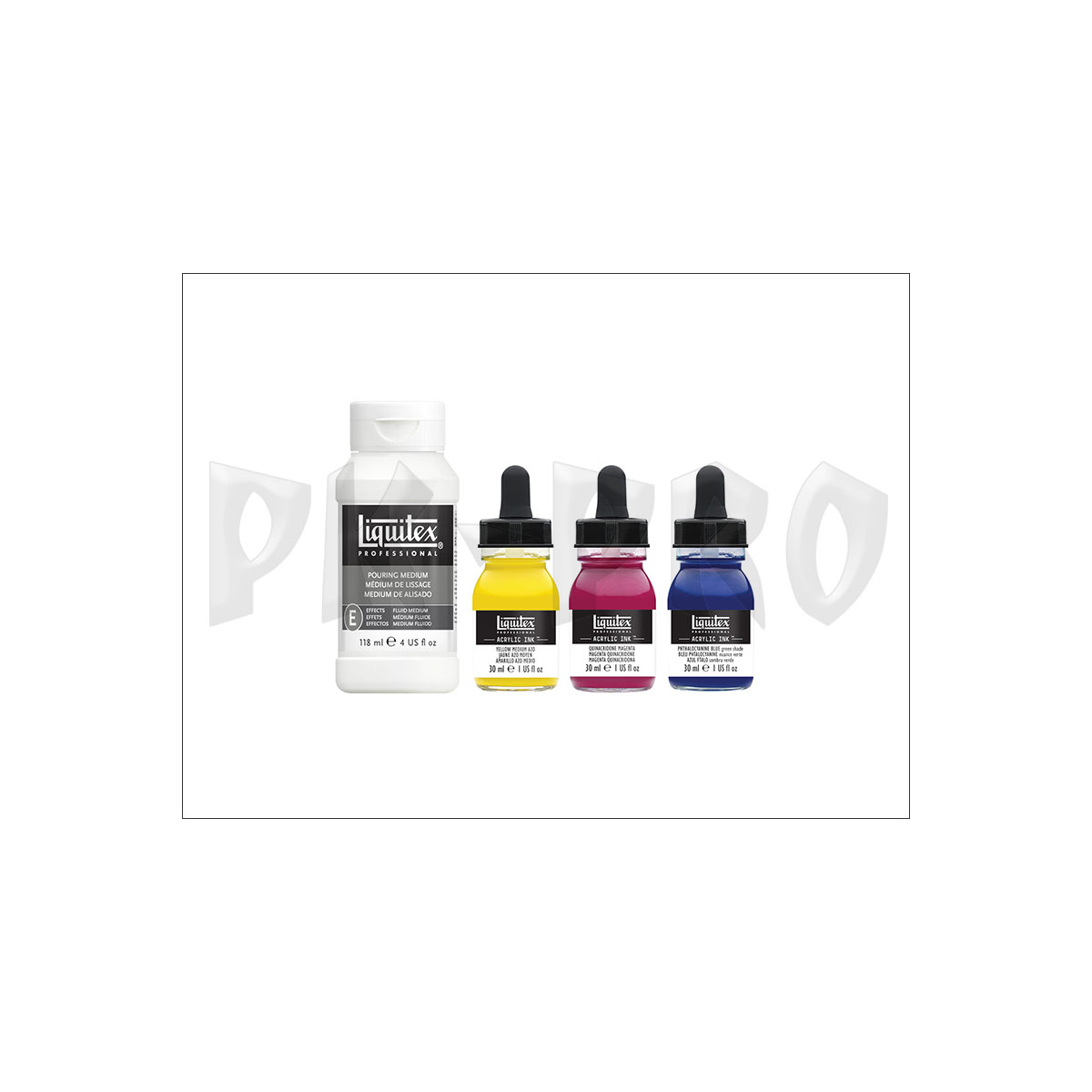 Liquitex Professional Acrylic Ink Set 3X30 mL Pouring Primary Color