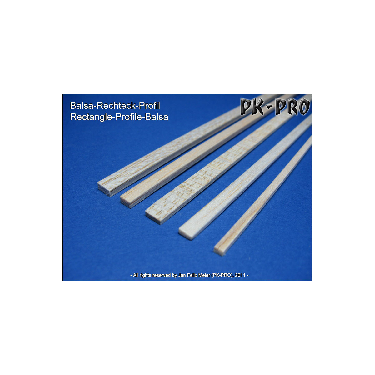 PK PRO Balsa Profile 2x7/25mm