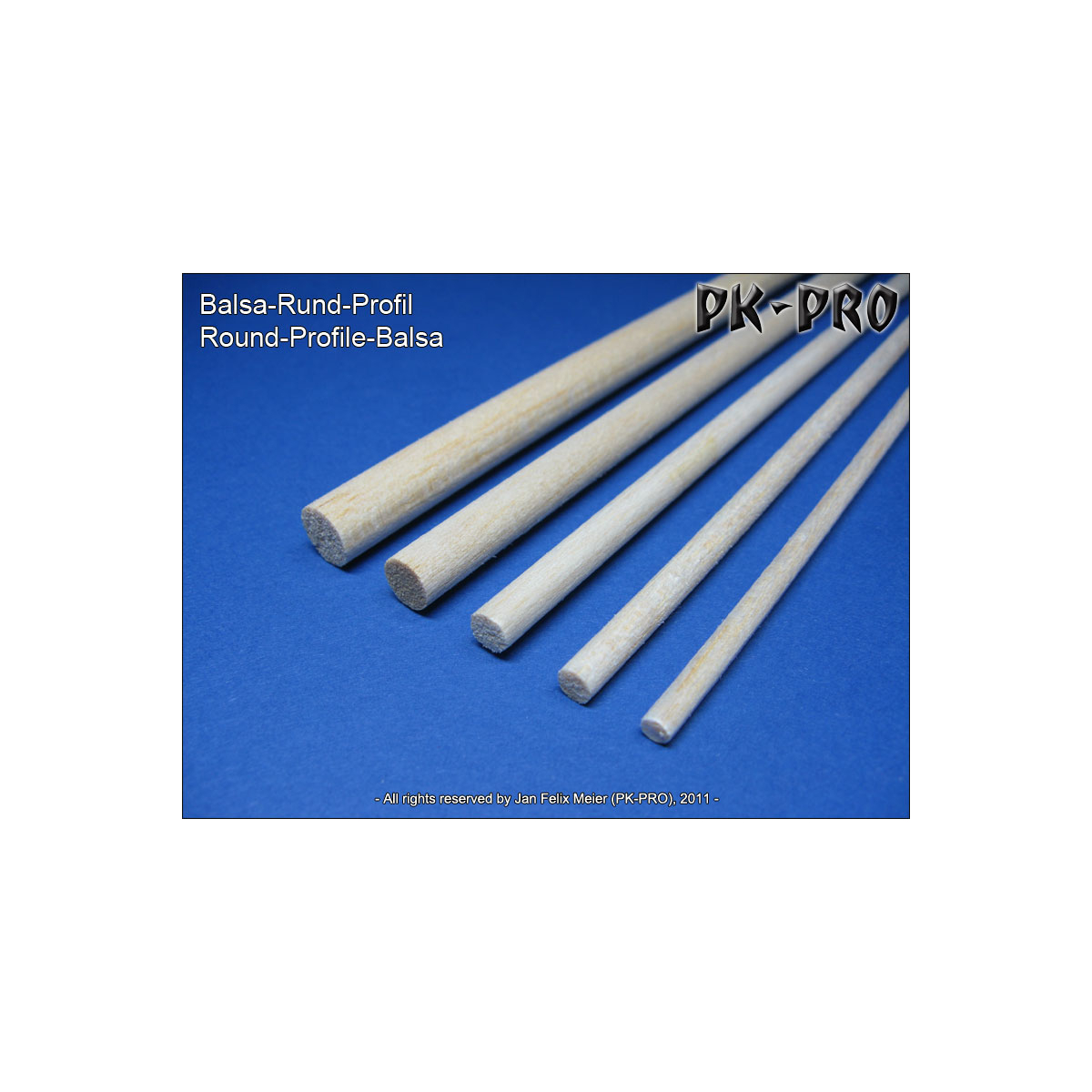 PK PRO Balsa Round 4mm