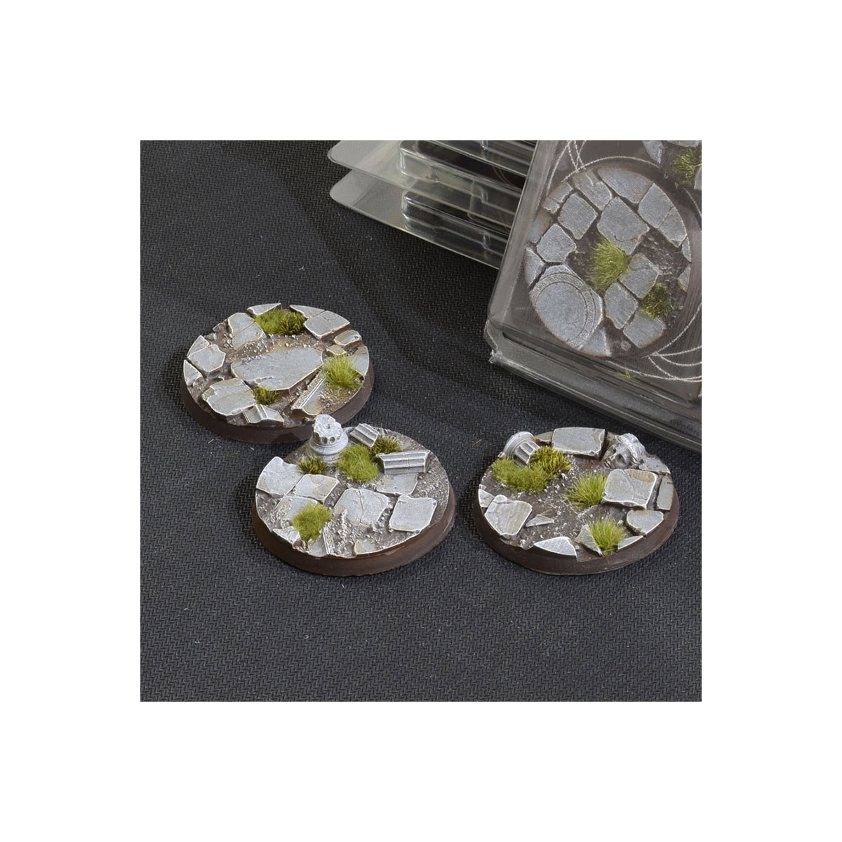 Temple Bases Round 50mm (x3)