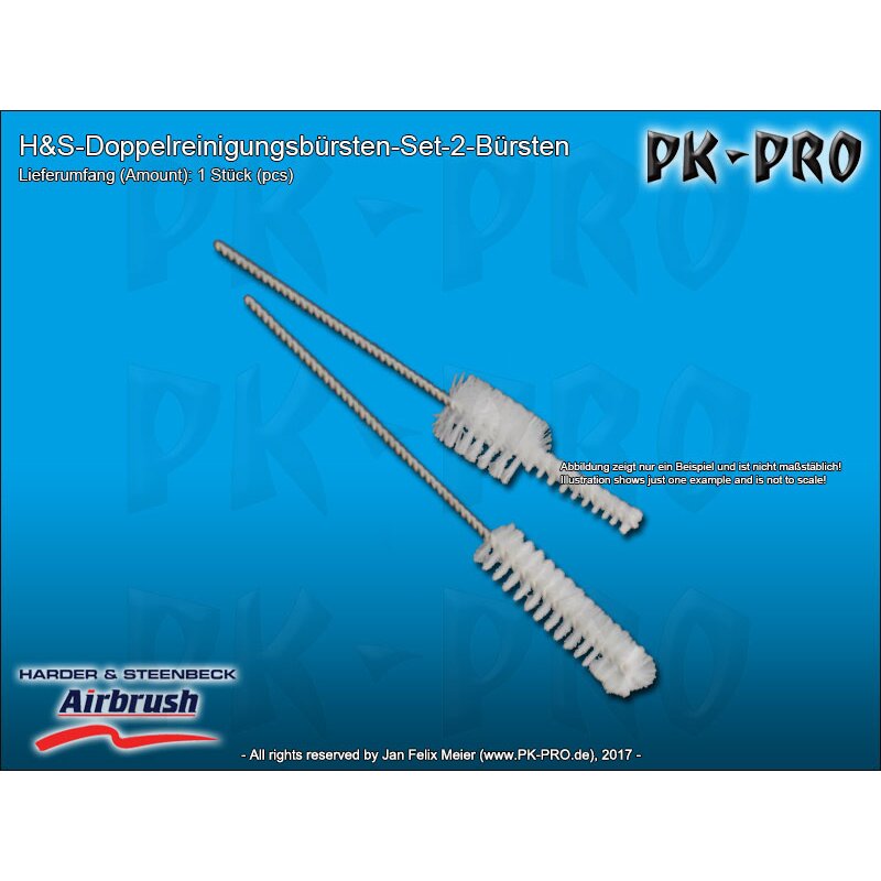 H&S-Doppelreinigungsbürsten-Set, 2 Bürsten-[217410]