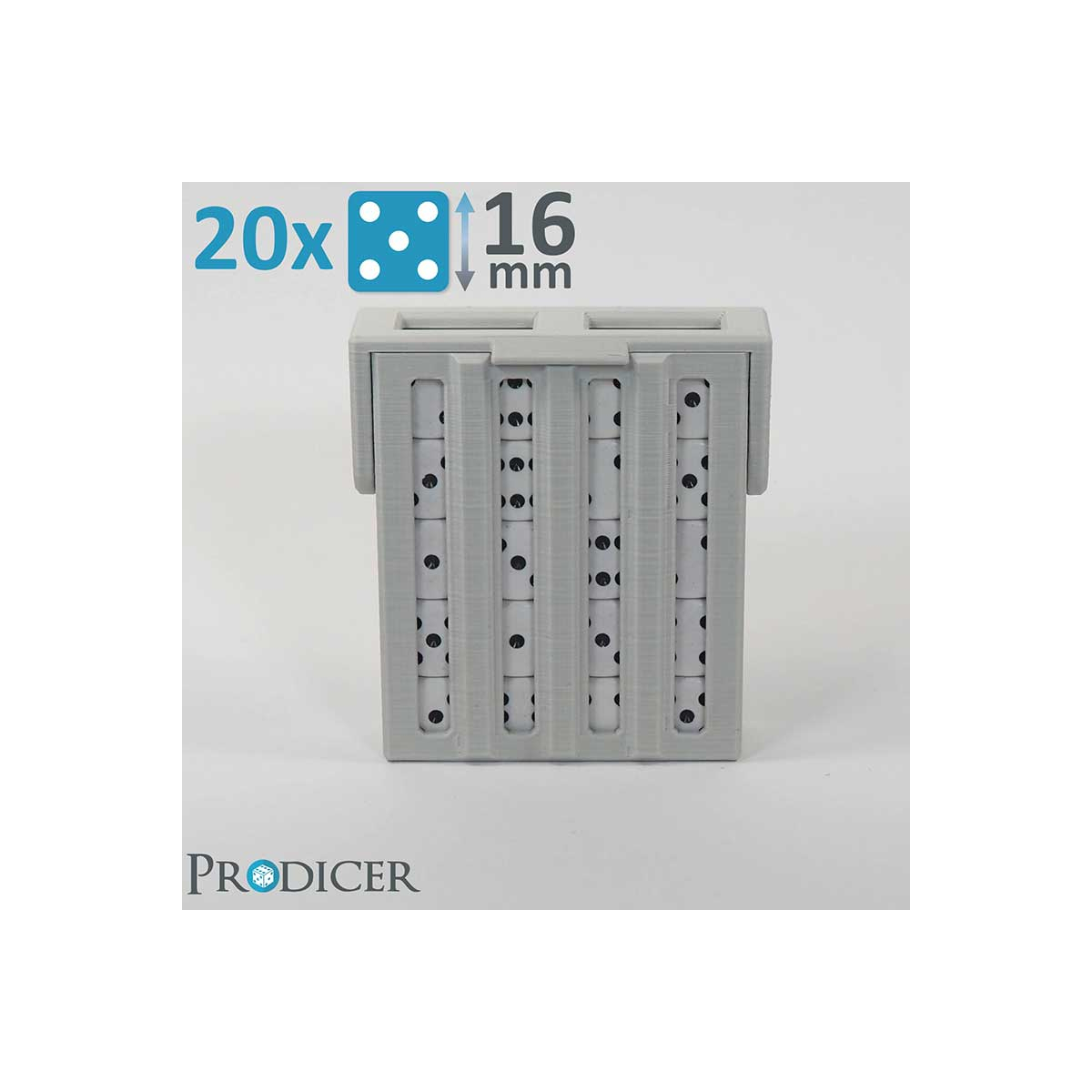 Dice Pro Keeper - 16mm (Hellgrau)