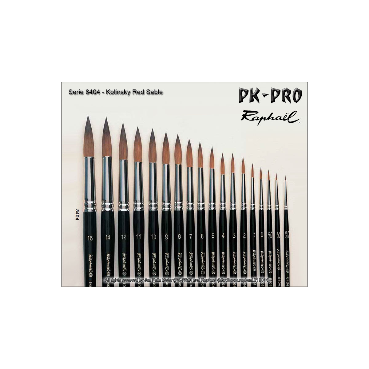 Raphael Kolinsky Serie 8404 - Gr. 1