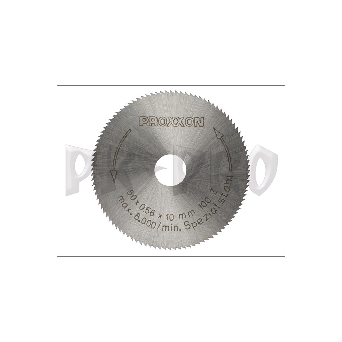 Spring steel saw blade, 50 mm diameter (100 teeth)