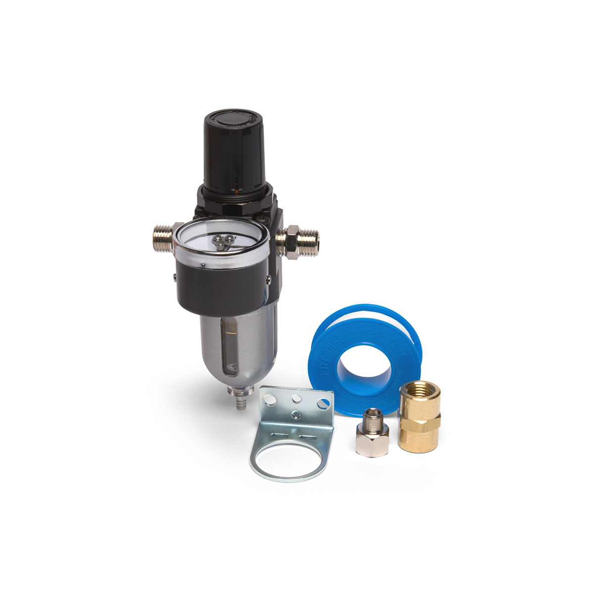 IWATA-Wasserabscheider mit Druckminderer und Manometer-(F A600DH)